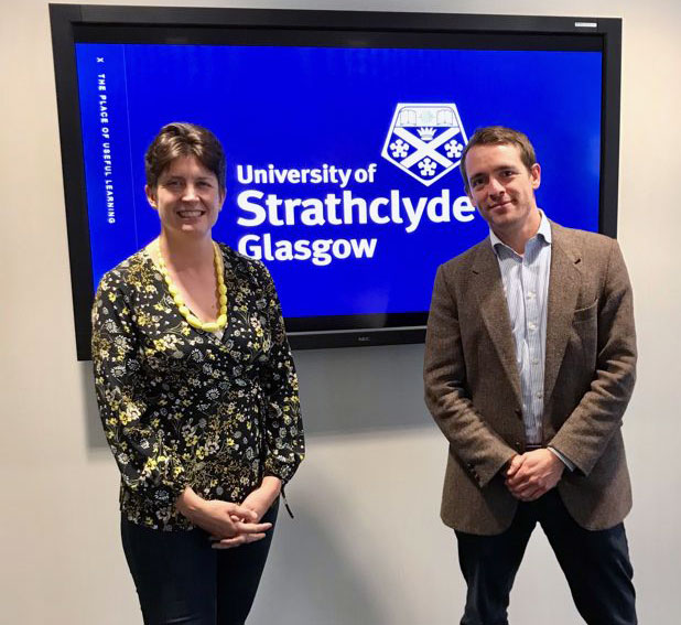 Alison Thewliss MP and Professor Hannon
